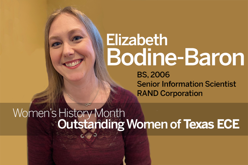 Alumni Profile: Elizabeth Bodine-Baron | Texas ECE - Electrical ...