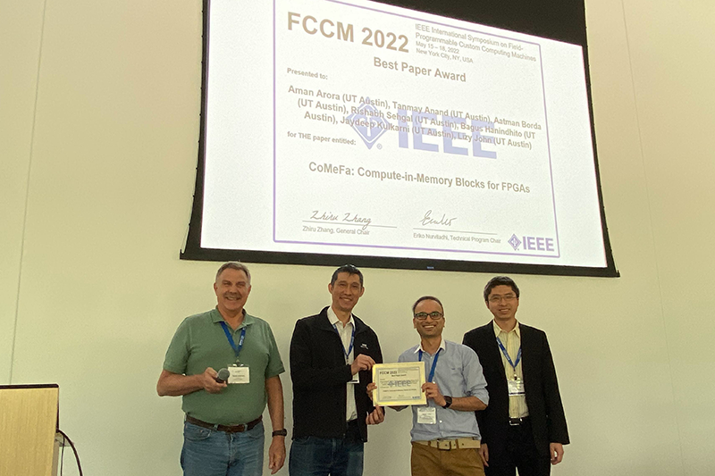 Lizy John, Jaydeep Kulkarni and Students Win Best Paper at 2022 FCCM ...