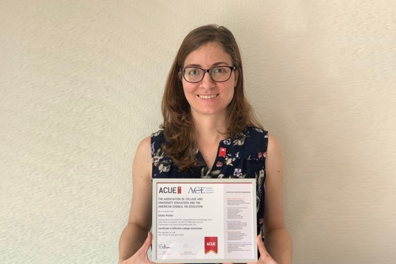 Prof. Emily Porter Pursues Effective Online Teaching | Texas ECE ...